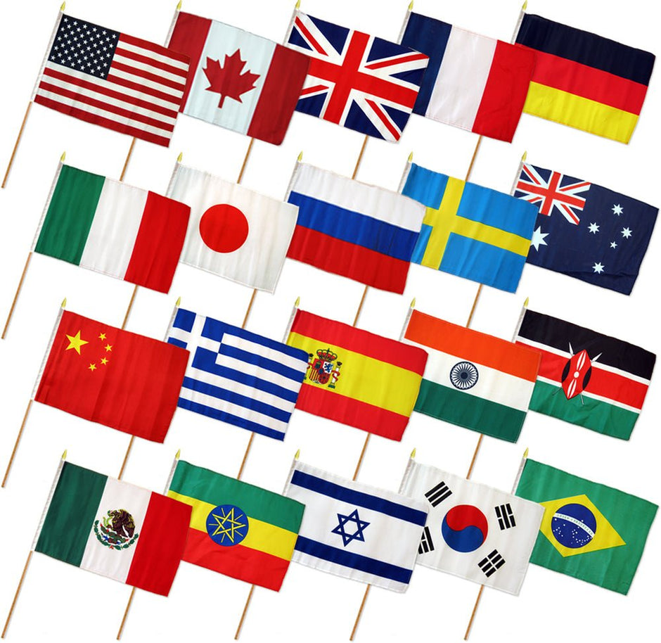 Israel Polyester & Nylon Flags | Israel Mini Banners & Stick Flags ...