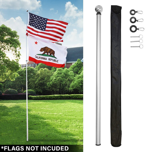 Outdoor Flag Poles | Residential & House Flagpoles – Flags Importer