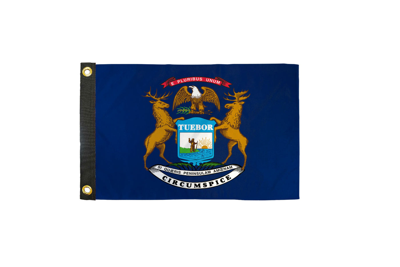 Michigan State Boat Flag 12x18in – Durable Nylon Flag with Grommets ...