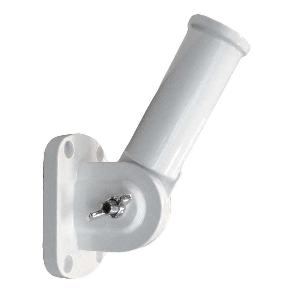 Adjustable Aluminum Bracket for Flag Pole White | Flags Importer | Flag ...