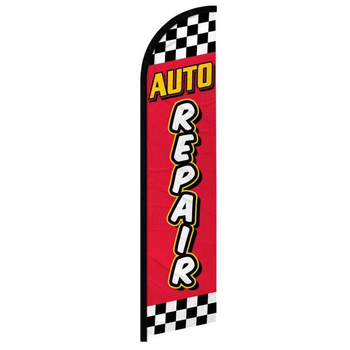Auto Repair & Detail Windless Banner Flags | Flags Importer