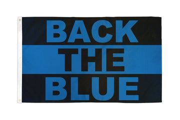 Back the Blue Flag 3x5ft Poly | Flags Importer | Political Rally Flag