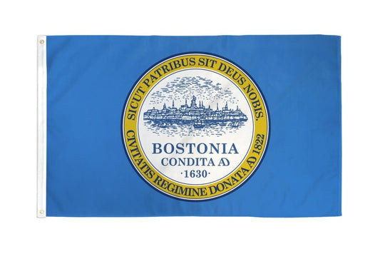 Boston City Flag 3x5ft Poly | Flags Importer | US City Flag