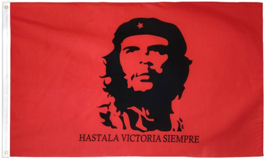 Che Guevara Red Flag 3x5ft Poly | Flags Importer | Political Rally Flag