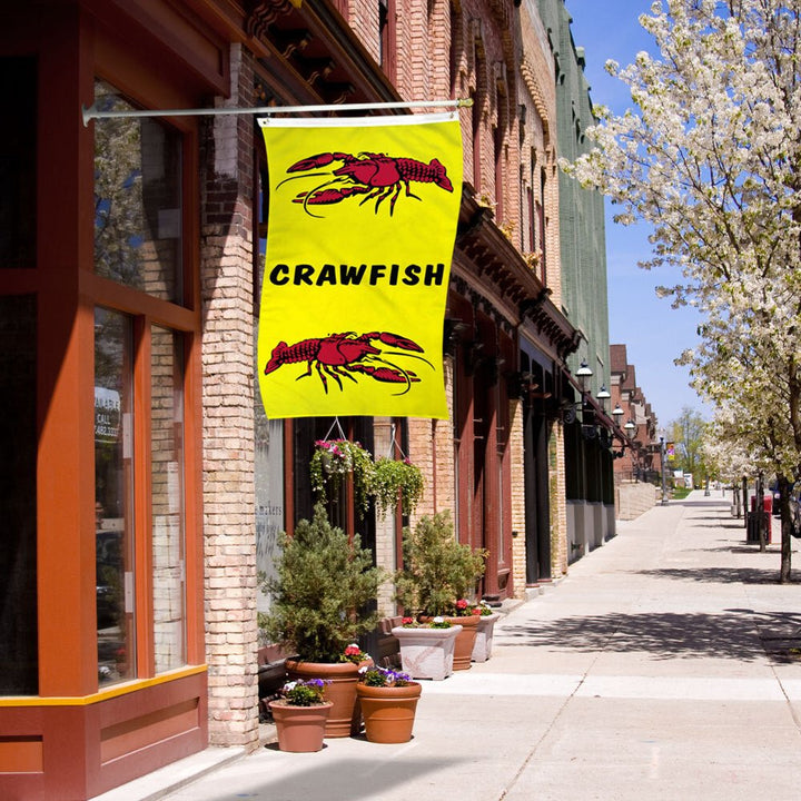 Crawfish Vertical Flag 3x5ft Poly | Flags Importer | Business Flag
