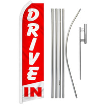 Drive In Super Flag & Pole Kit | Flags Importer | 16ft Advertising ...