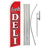 Fresh Deli Super Flag & Pole Kit | Flags Importer | 16ft Advertising ...