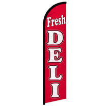Fresh Deli Windless Banner Flag | Flags Importer | 11.5ft x 2.5ft ...