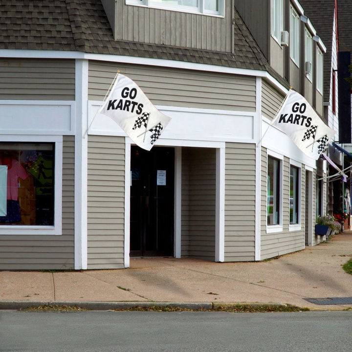 Go Karts Flag 3x5ft Poly | Flags Importer | Business Flag