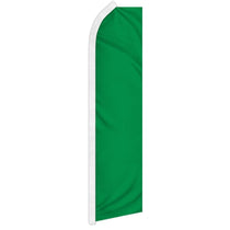 Green Solid Color Super Flag | Flags Importer | 11.5ft x 2.5ft ...