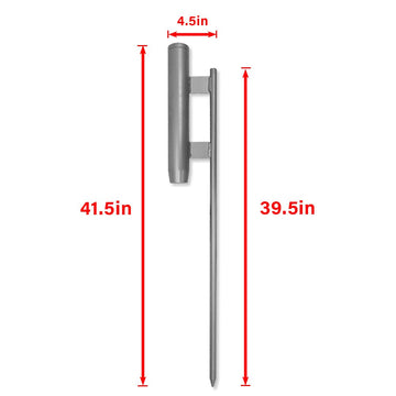 Ground Spike for 22ft Deluxe Fiberglass Flag Pole | Flags Importer ...