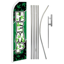 Hemp Super Flag & Pole Kit | Flags Importer | 16ft Advertising Flag Kit