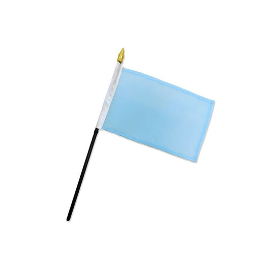 Light Blue Solid Color 4x6in Stick Flag | Flags Importer | Blank ...
