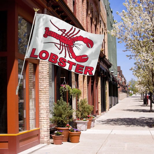 Lobster Flag 3x5ft Poly | Flags Importer | Business Flag