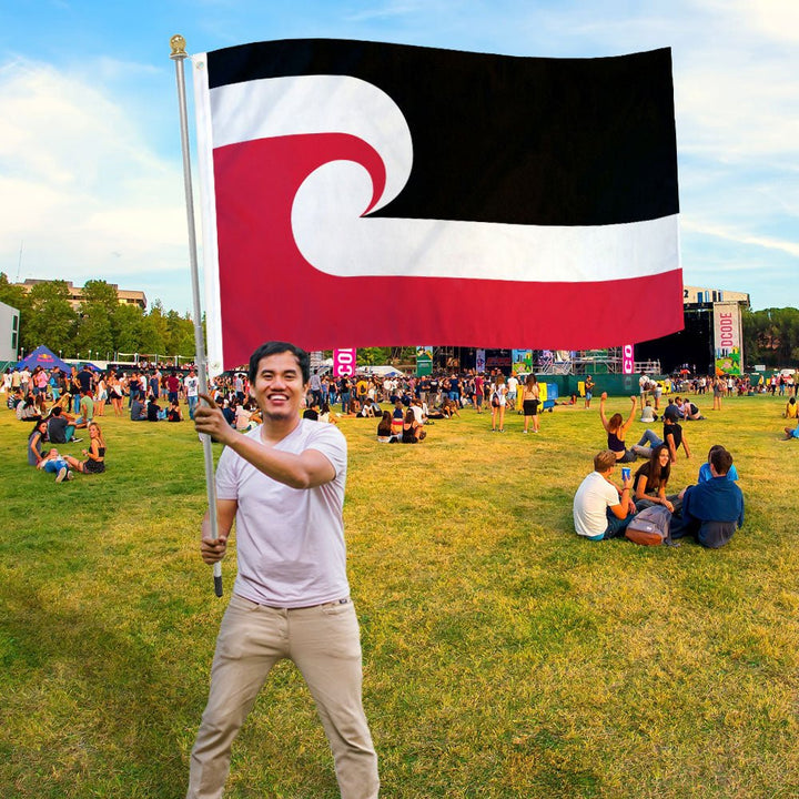 Maori Flag 3x5ft Poly | Flags Importer | International House Flag