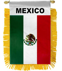 Mexico Banner - Mexican Flag for Car Mirror – Flags Importer