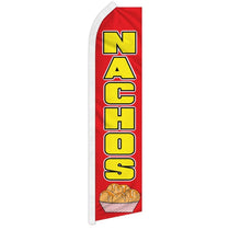 Nachos Super Flag | Flags Importer | 11.5ft x 2.5ft Advertising Swooper ...