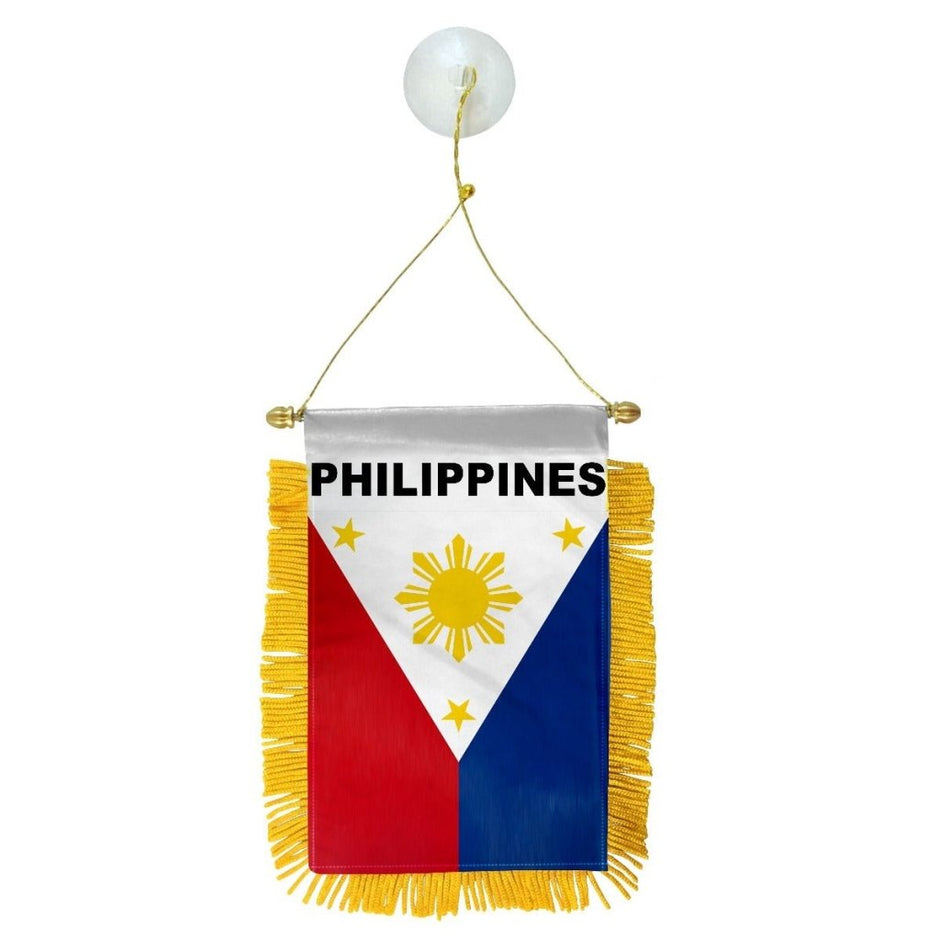 Philippines Mini Banner | Flags Importer | International Rearview ...