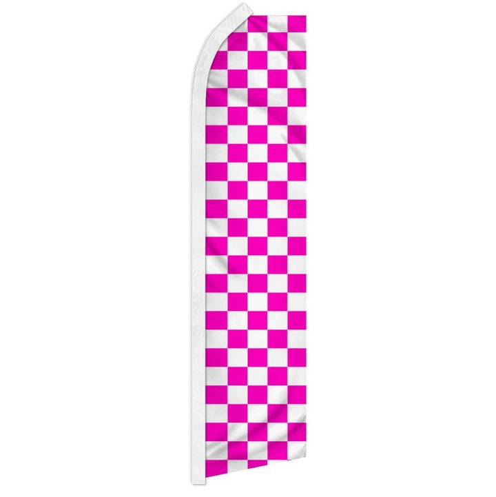 Pink & White Checkered Flags – Flags Importer