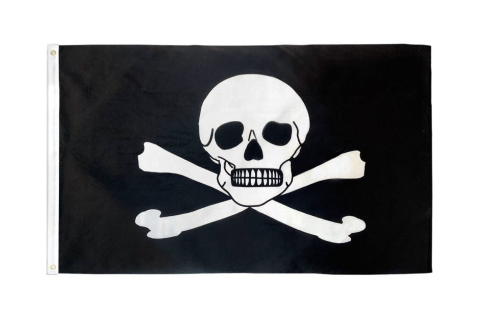 Poison Pirate Flag 3x5ft Poly | Flags Importer | Jolly Roger Flag