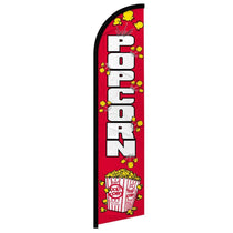 Popcorn Windless Banner Flag | Flags Importer | 11.5ft x 2.5ft ...