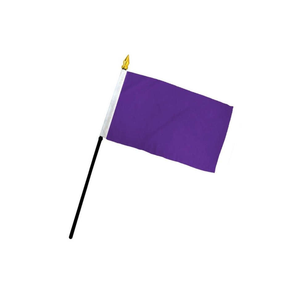 Purple Color Flags | Solid Purple Flags | Purple Stick Flags – Flags ...
