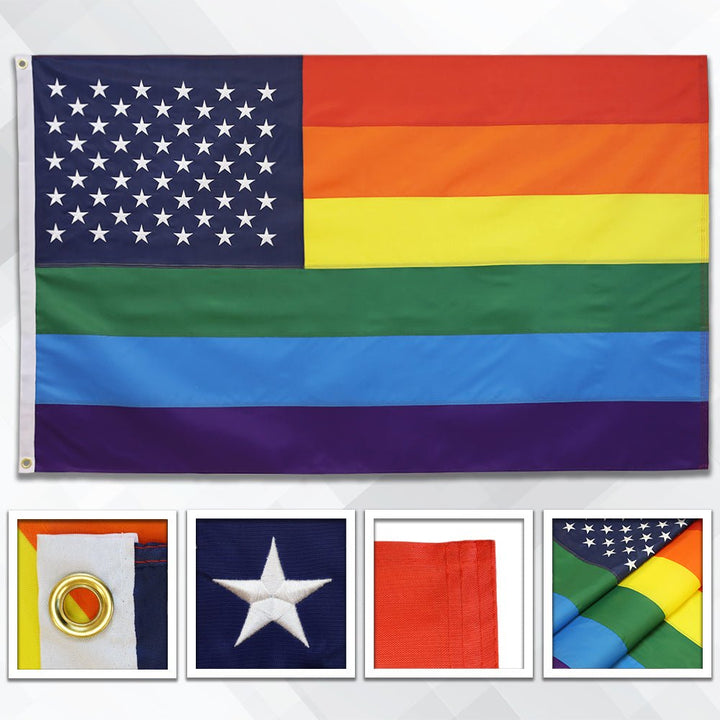 All 3x5ft Rainbow Flags | 3x5ft LGBTQIA+ Flags | Flags Importer