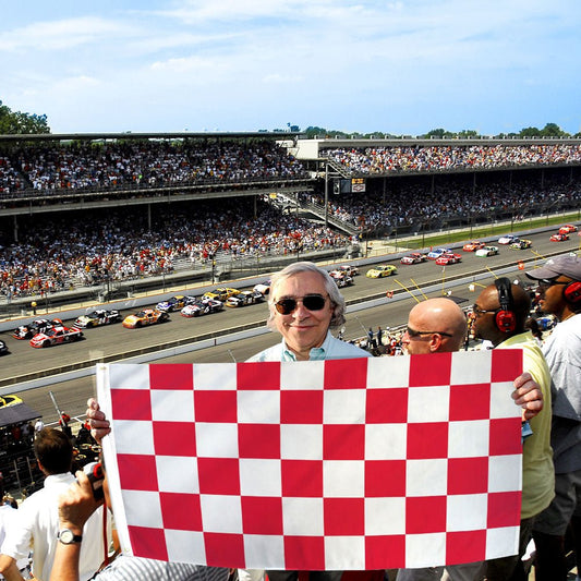 Red & White Checkered Flag 3x5ft Poly | Flags Importer | Finish Line ...
