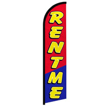 Rent Me Windless Banner Flag | Flags Importer | 11.5ft x 2.5ft ...