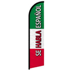 Se Habla Espanol #2 Windless Banner Flag | Flags Importer | 11.5ft x 2 ...