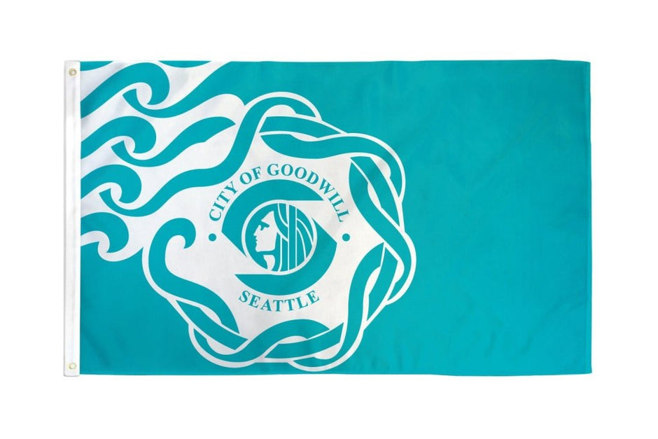 Seattle City Flag 3x5ft Poly | Flags Importer | US City Flag