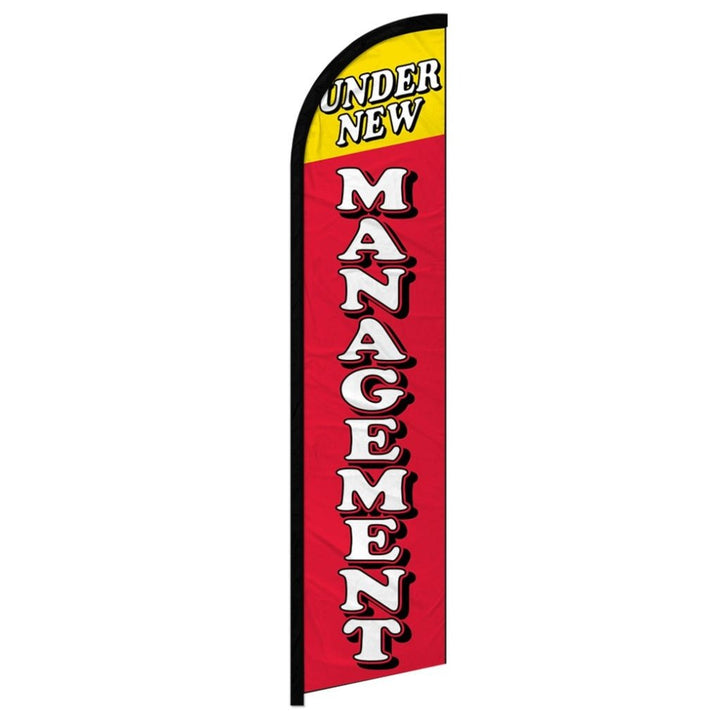 Real Estate Windless Banners | Property Management Advertising Flags ...