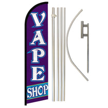 Vape Shop Windless Banner Flag & Pole Kit | Flags Importer | 15ft ...