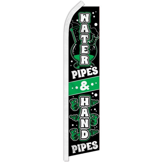 Water & Hand Pipes Super Flag | Flags Importer | 11.5ft x 2.5ft ...